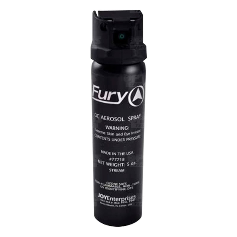 Seguridad - Spray Gas Pimienta Lacrimógeno Fury 142gr 18% OC