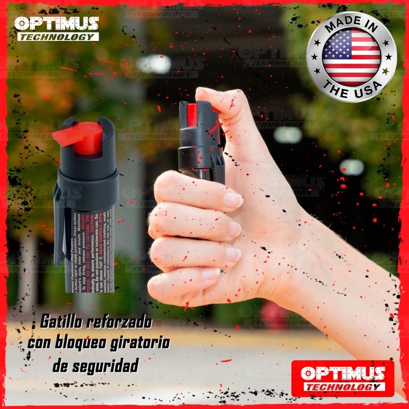 Spray Gas Pimienta Lacrimógeno Portátil