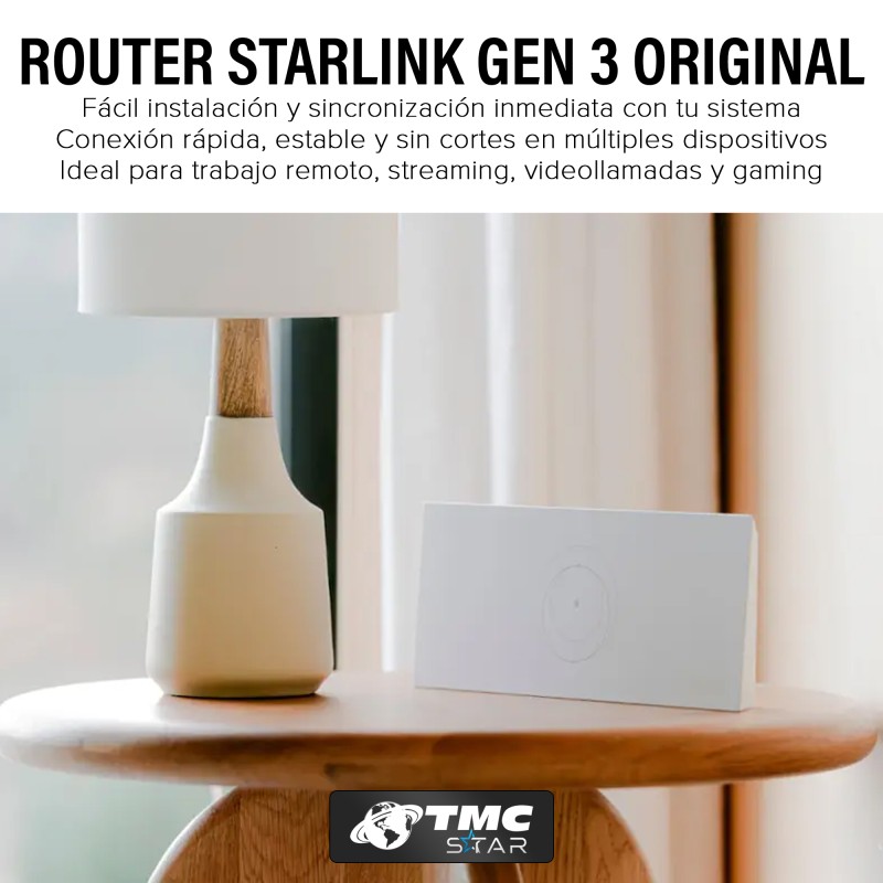 Router inalámbrico Starlink Mesh Gen 3 Original WiFi 6